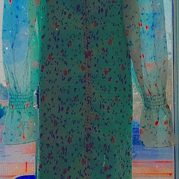 O.vianca | Dresses | Ovianca Light Green Dress | Poshmark